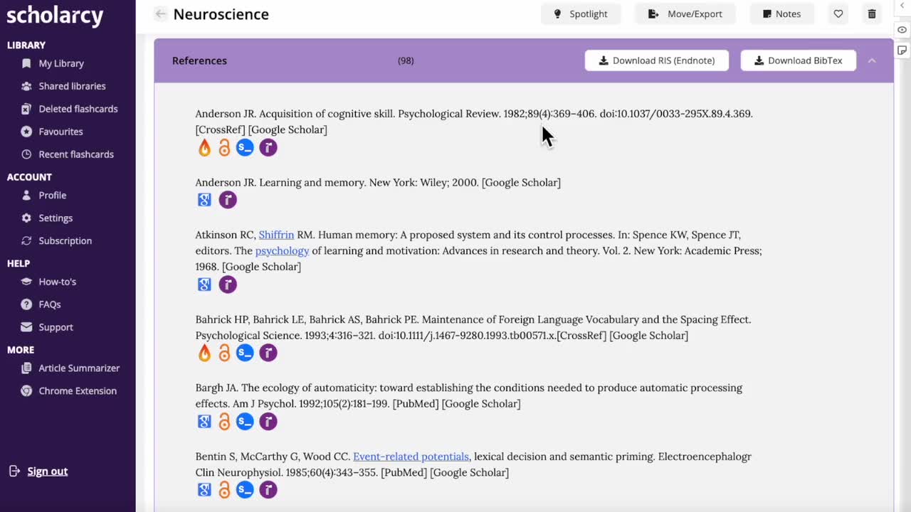 Supercharge your reading - Scholarcy User Guide